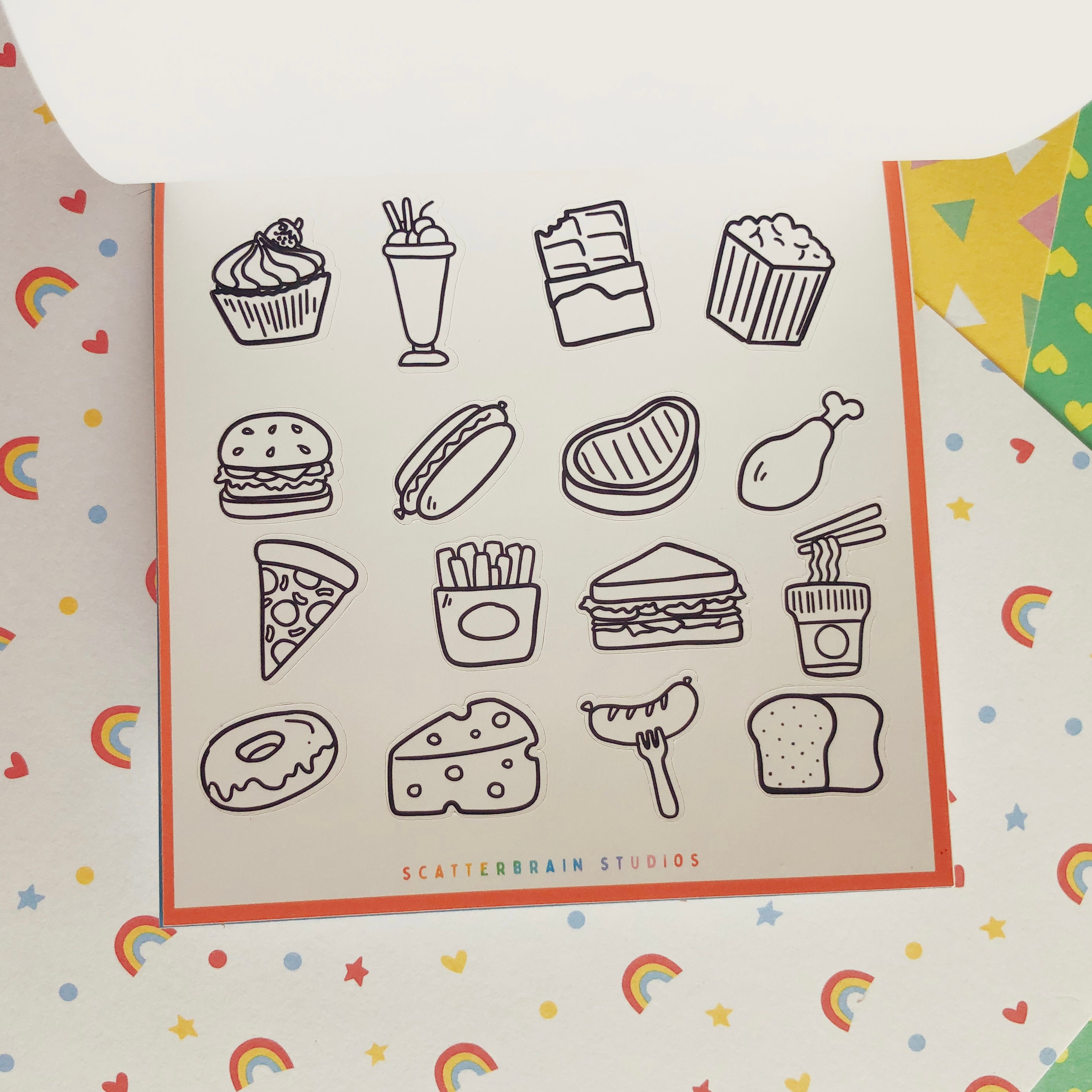 DIY Coloring Sticker Book Handmade Stickers for Kids, Parents, Teachers ...