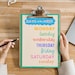 Days of the Week Classroom Poster - Printable Colorful Educational ...