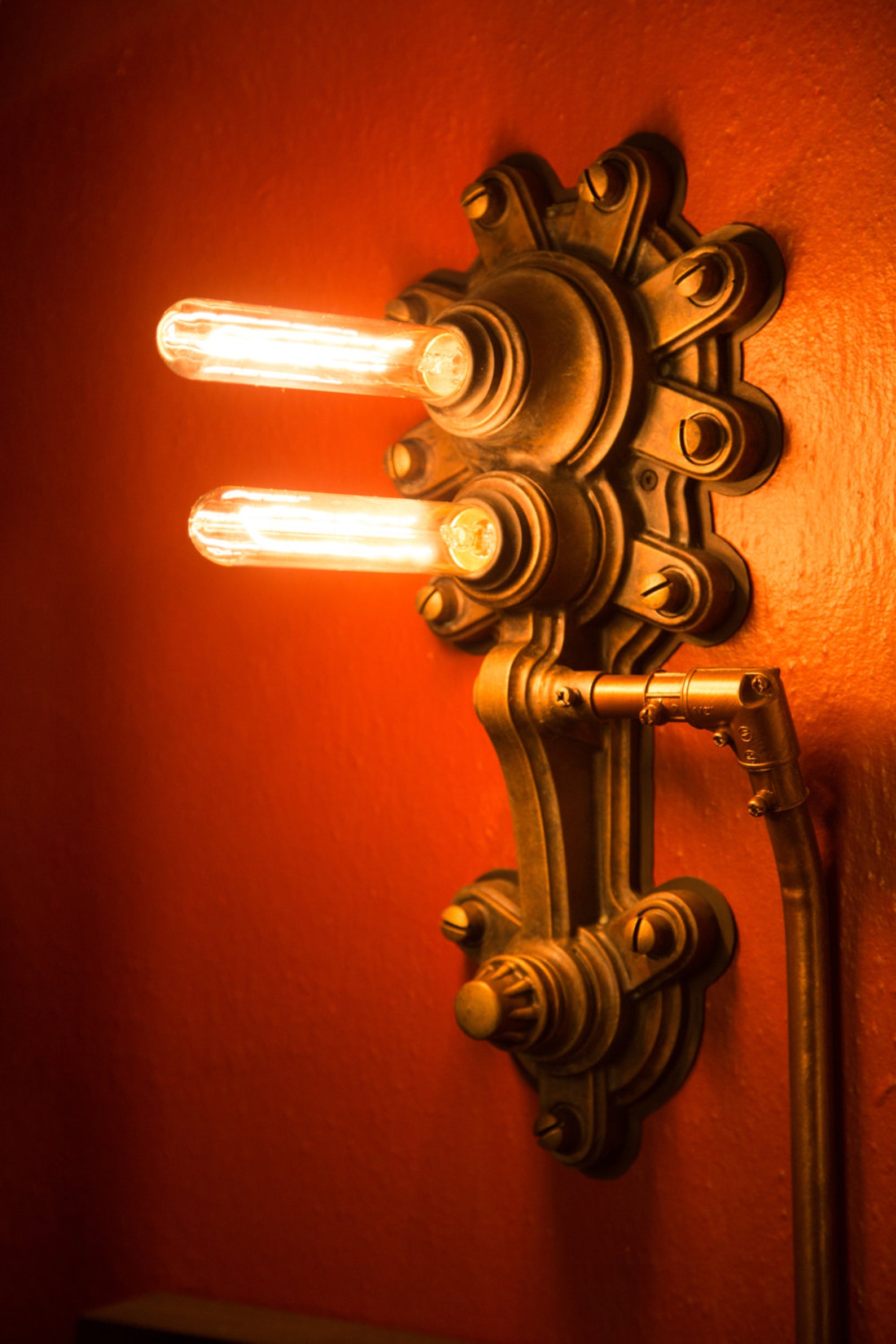 Hesterion Wall Sconce: a Hand Made Light Fixture in an - Etsy