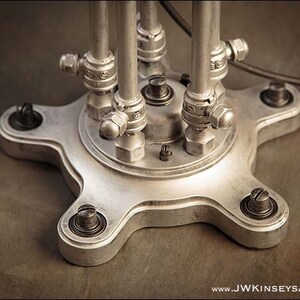 The Colchester Table Lamp: a Handcrafted Dieselpunk Accent Light in ...