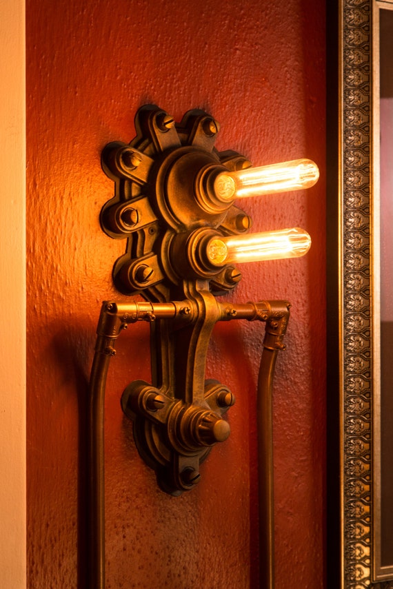 Hesterion Wall Sconce: a Hand Made Light Fixture in an | Etsy