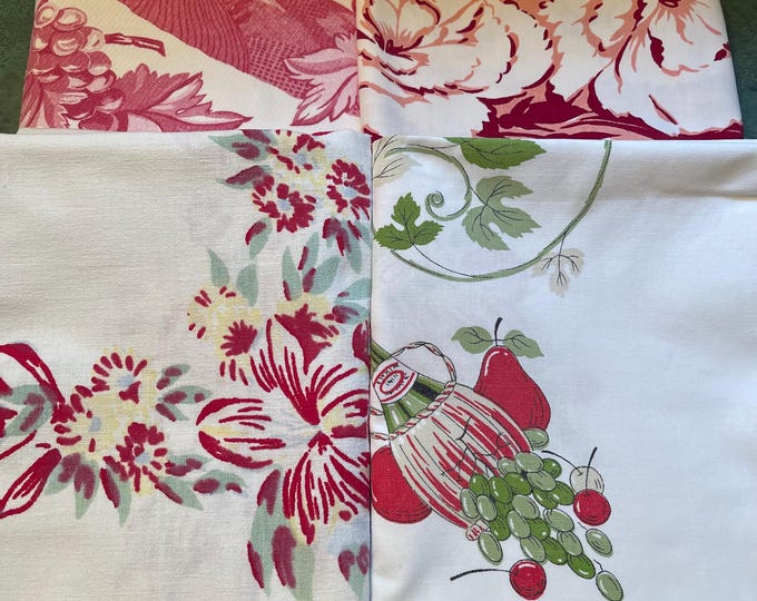 Vintage Tablecloths, Your Choice! Patterns and Sizes Vary, “use and ...
