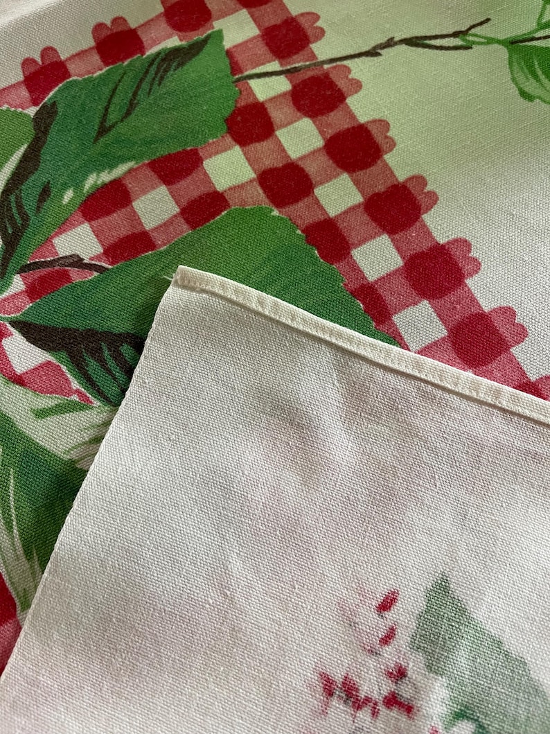 Vintage Tablecloths, Wilendur, Your Choice! Patterns Vary Chestnut ...