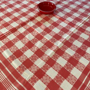 Vintage Tablecloths, Red & White Picnic Checks Your Choice! Patterns ...