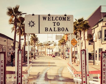 Newport Beach Poster: Balboa Island Ferry, Newport Beach Print, Orange ...