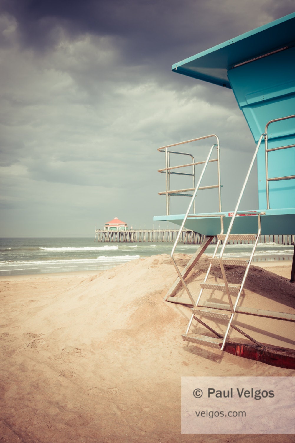 Lifeguard Tower Art: Lifeguard Stand Art, Huntington Beach Art ...