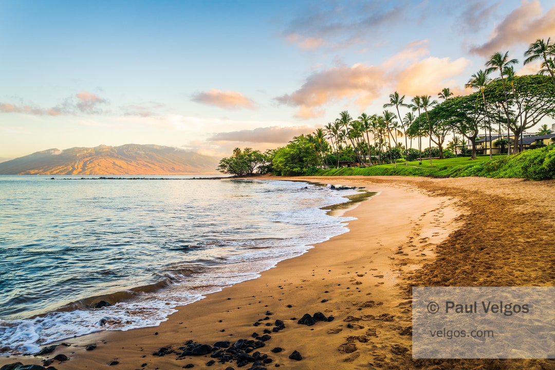 Ulua Beach Print: Maui Beach Photo, Hawaii Beach Canvas, Maui Hawaii ...