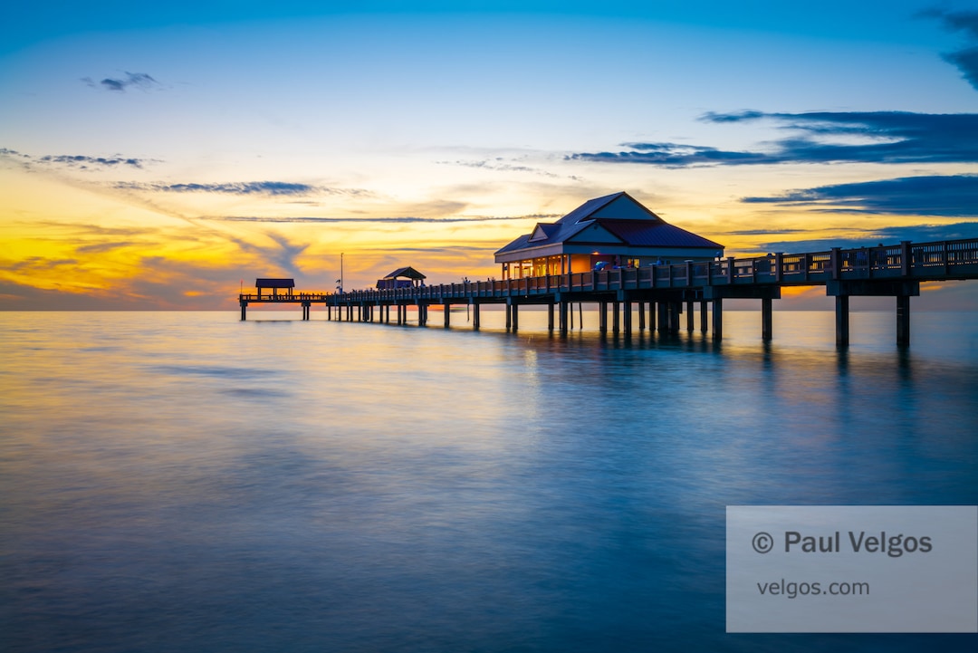 Pier 60 Sunset Poster: Clearwater Beach Florida Print, Clearwater Beach ...