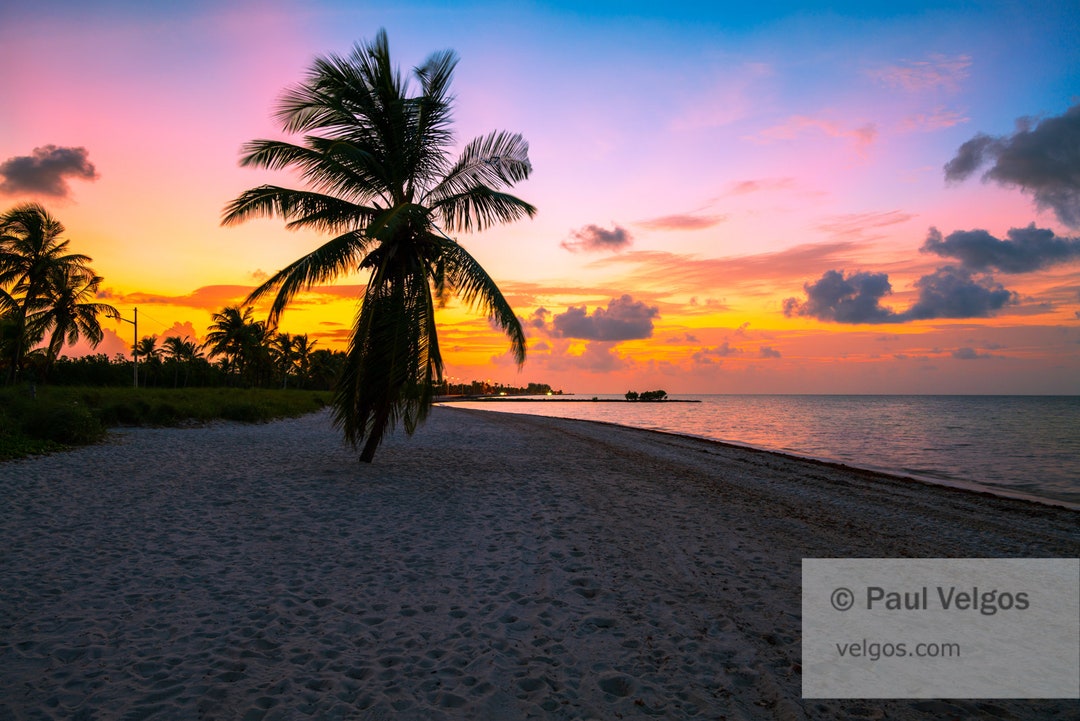 Key West Print: Smathers Beach Poster, Key West Beach Photography ...