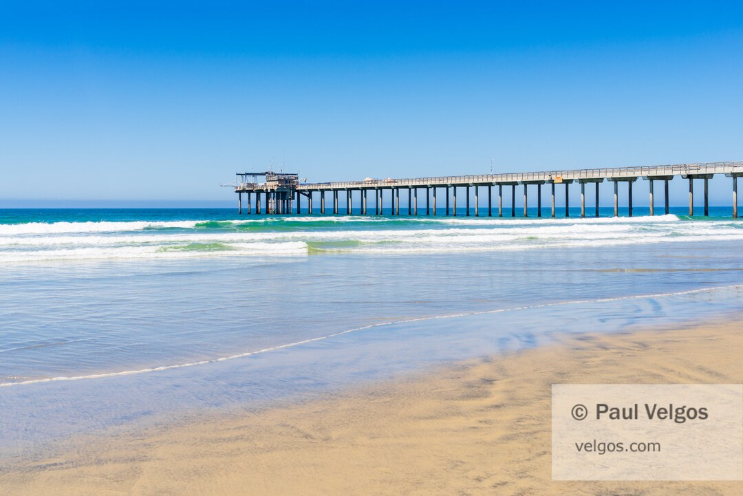 Scripps Pier Print: La Jolla Photo, San Diego Poster, La Jolla Wall Art ...