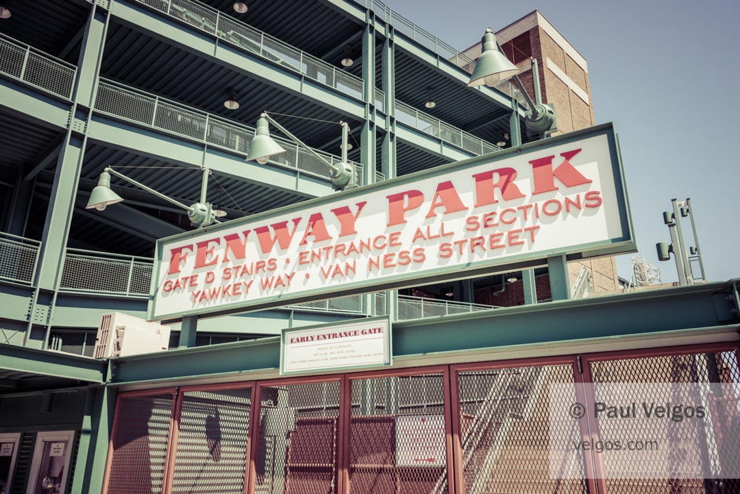 Fenway Park Print: Fenway Park Sign Art, Boston Red Sox Gifts, Fenway ...