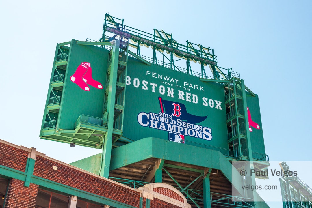 Fenway Park Print: Boston Red Sox Sign, Fenway Park Wall Art, Boston ...