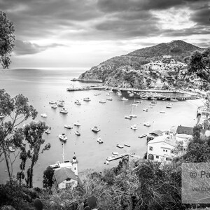 Catalina Harbor Decor: Catalina Island Art, Avalon Bay Print, Santa ...