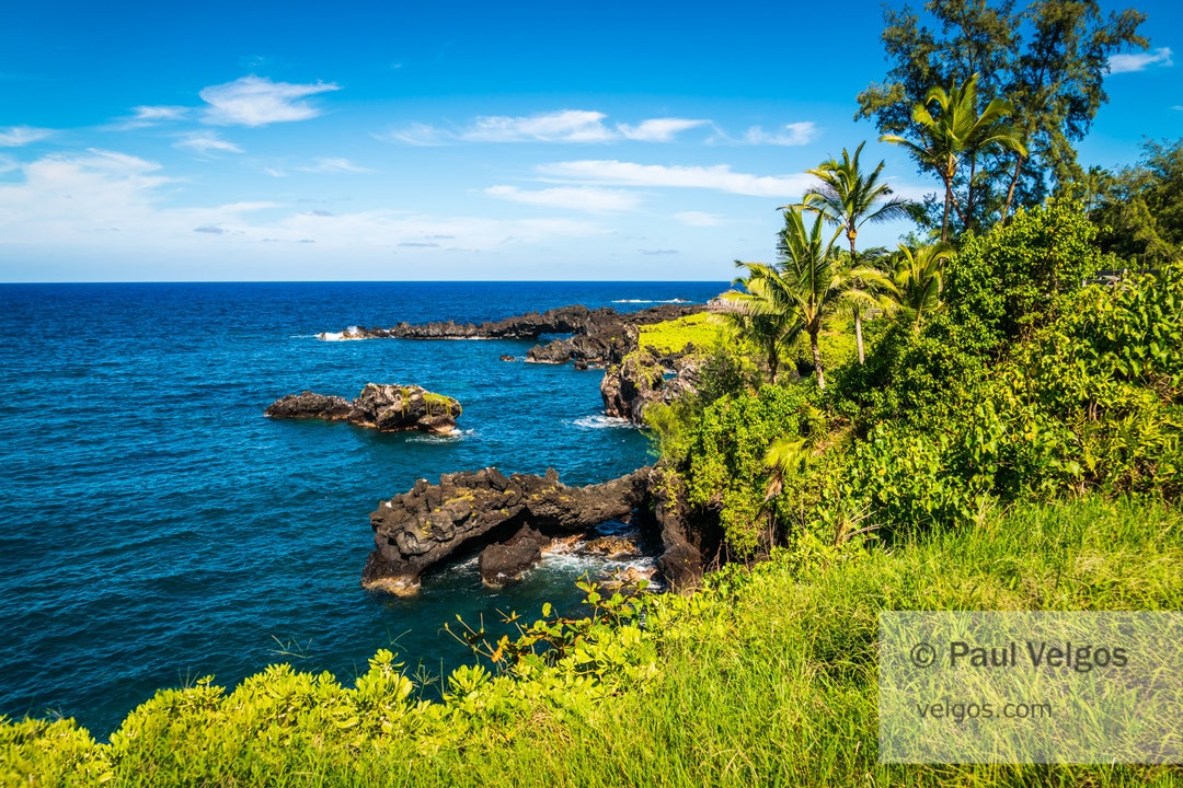Maui Wall Art Print: Road to Hana Photo, Maui Sea Arch Poster, Maui ...