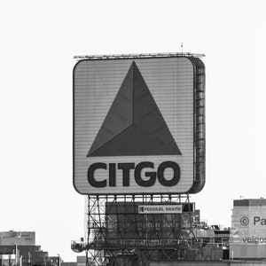 Citgo Sign Poster: Boston Citgo Sign, Citgo Sign Print, Boston Canvas ...