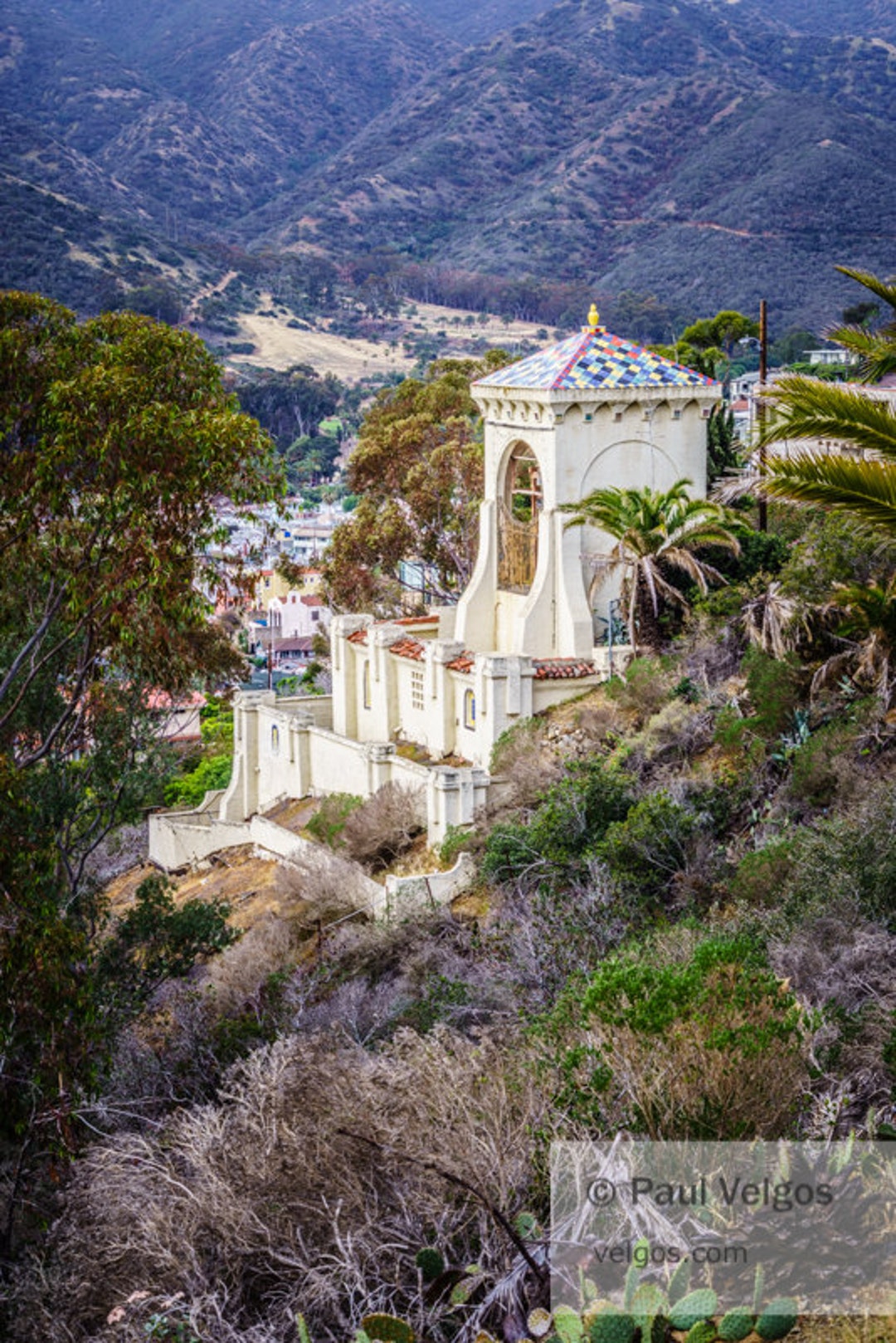 Chimes Tower Catalina Island Art Print: Catalina Island Gift ...