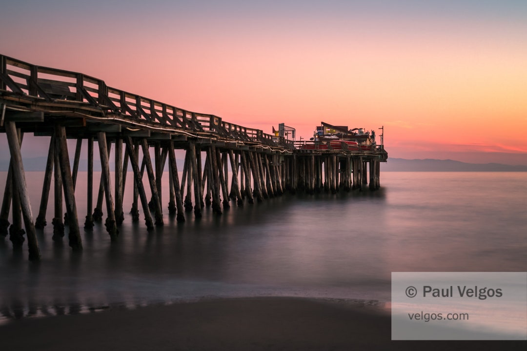 Capitola Art Print: Capitola Wharf Pier, California Wall Art, Canvas ...