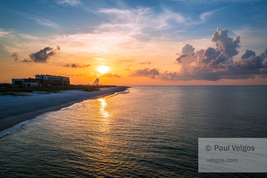 Gulf Shores AL Print: Alabama Sunrise Art, Gulf Shores Poster, Alabama ...
