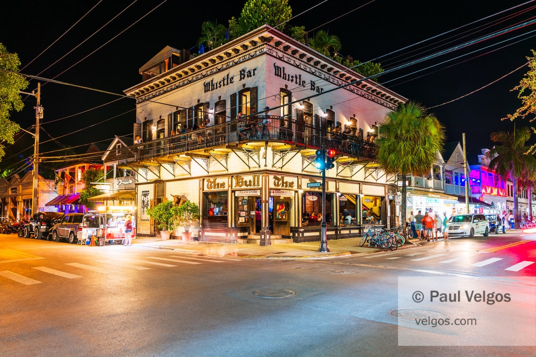 Bull and Whistle Bar Key West Print: Florida Keys Poster, Key West Wall ...