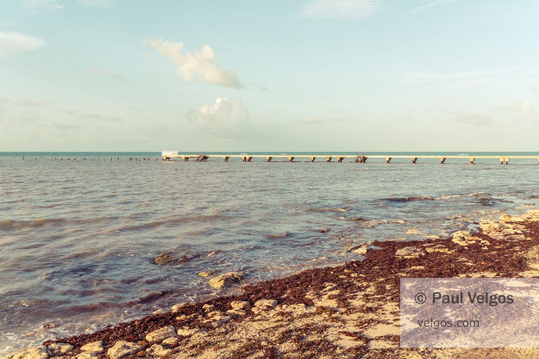 Key West Poster: Higgs Pier Print, Florida Keys Canvas, Key West Wall ...