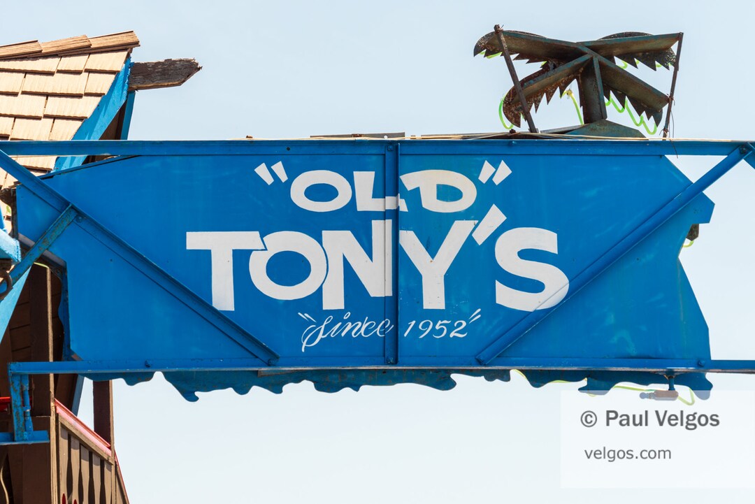 Redondo Beach Pier Print: Old Tonys Sign Photo, Redondo Beach Poster ...