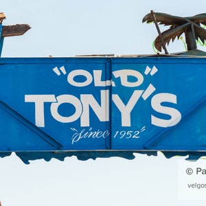 Redondo Beach Pier Print: Old Tonys Sign Photo, Redondo Beach Poster ...