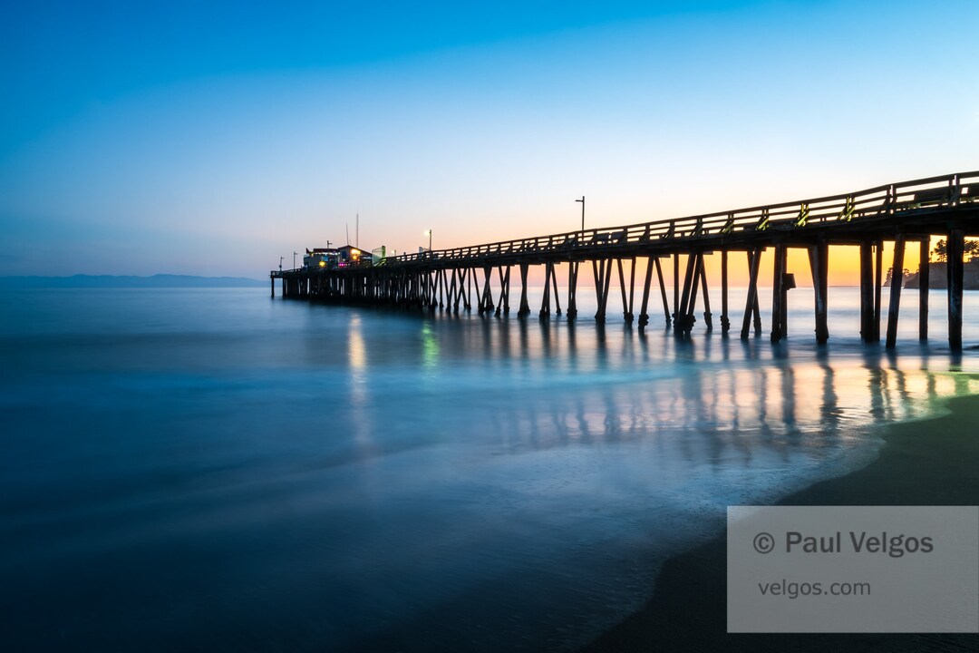 Capitola Art Poster: Capitola Wharf Pier, Capitola Print, Capitola Wall ...