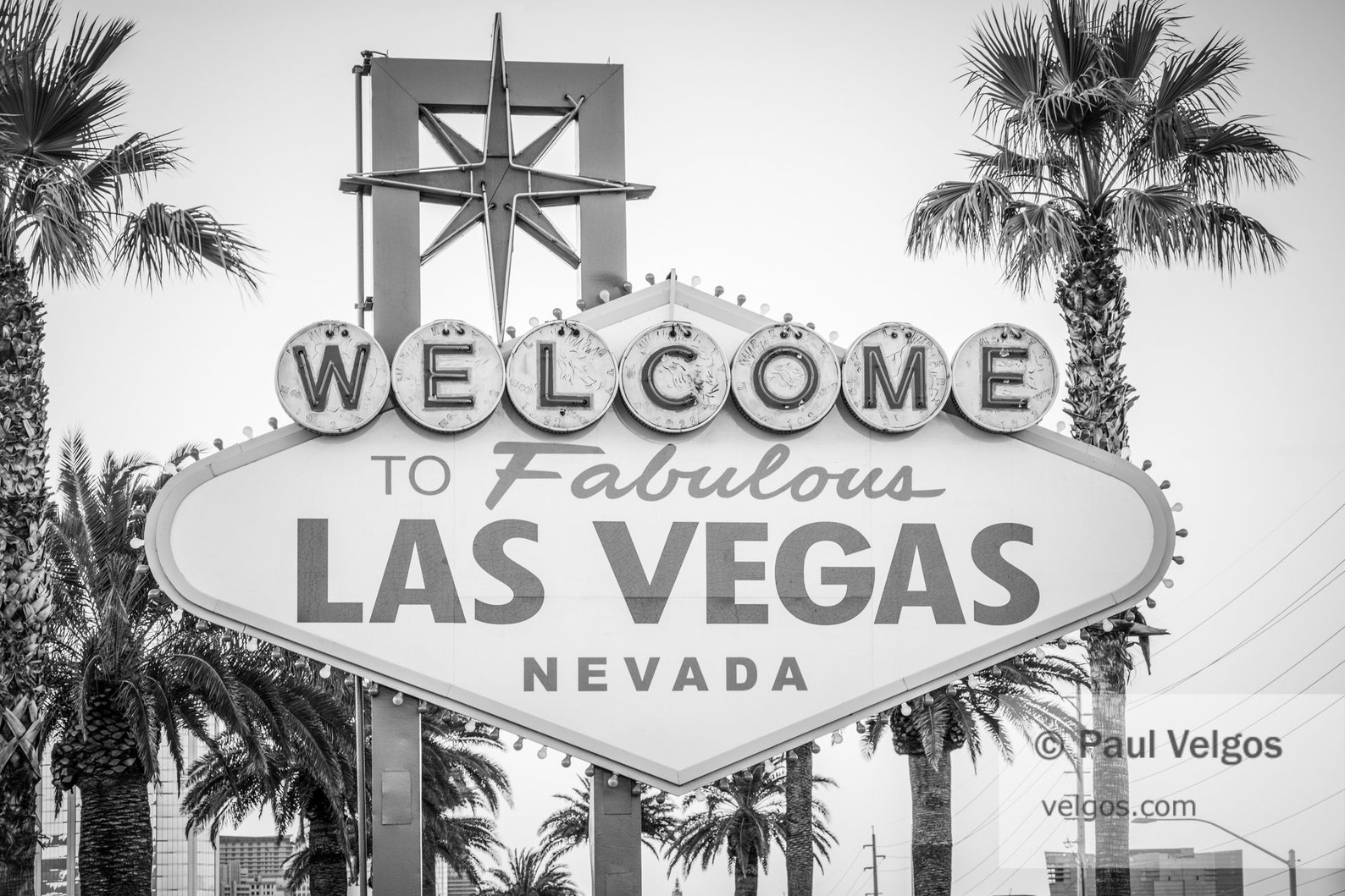 Las Vegas Sign Print Welcome to Las Vegas Retro Home Decor | Etsy