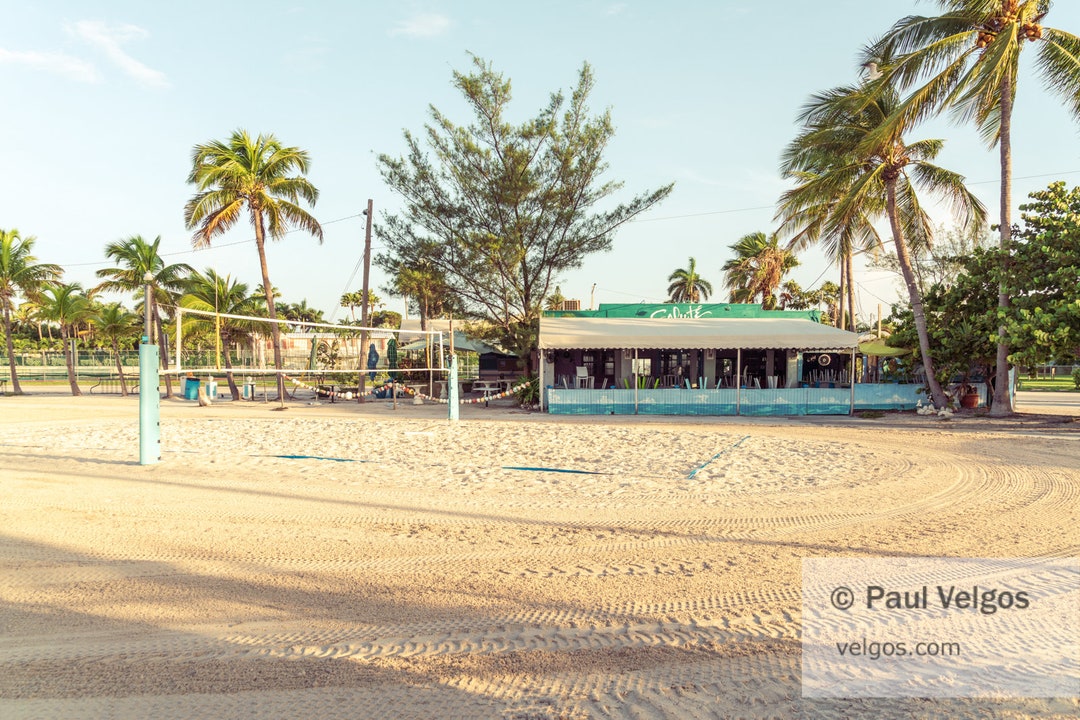 Key West Print Gift: Higgs Beach Poster, Salute on the Beach, Retro ...