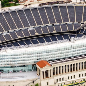 Soldier Field Print: Chicago Aerial Photo, Soldier Field Poster ...