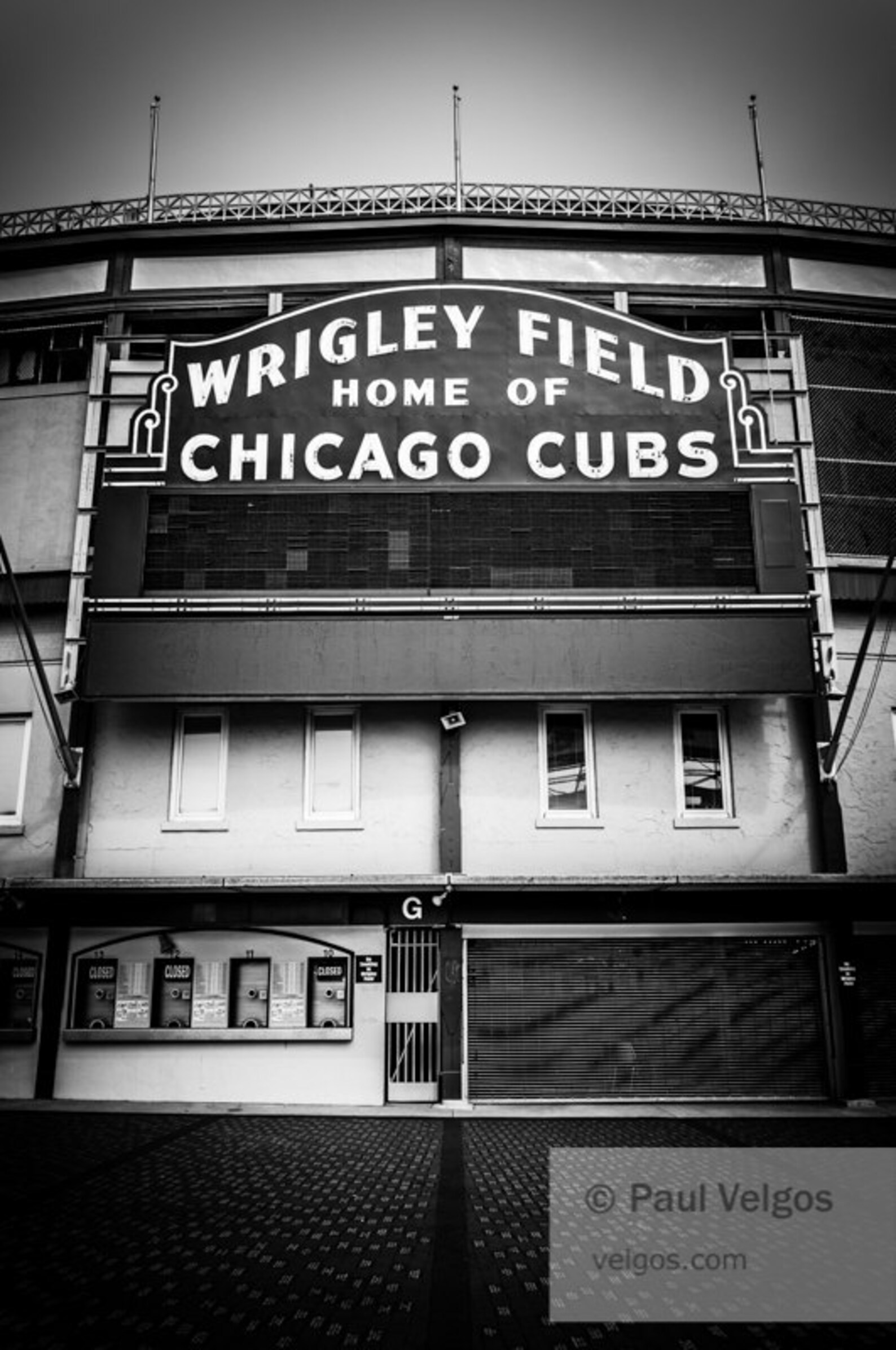 Wrigley Field Sign Print: Wrigley Field Poster Chicago Cubs - Etsy