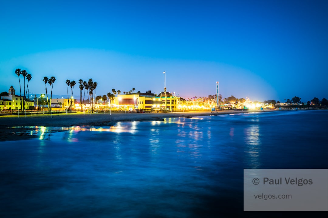 Santa Cruz Art Print: Beach Boardwalk Art, California Canvas, Santa ...