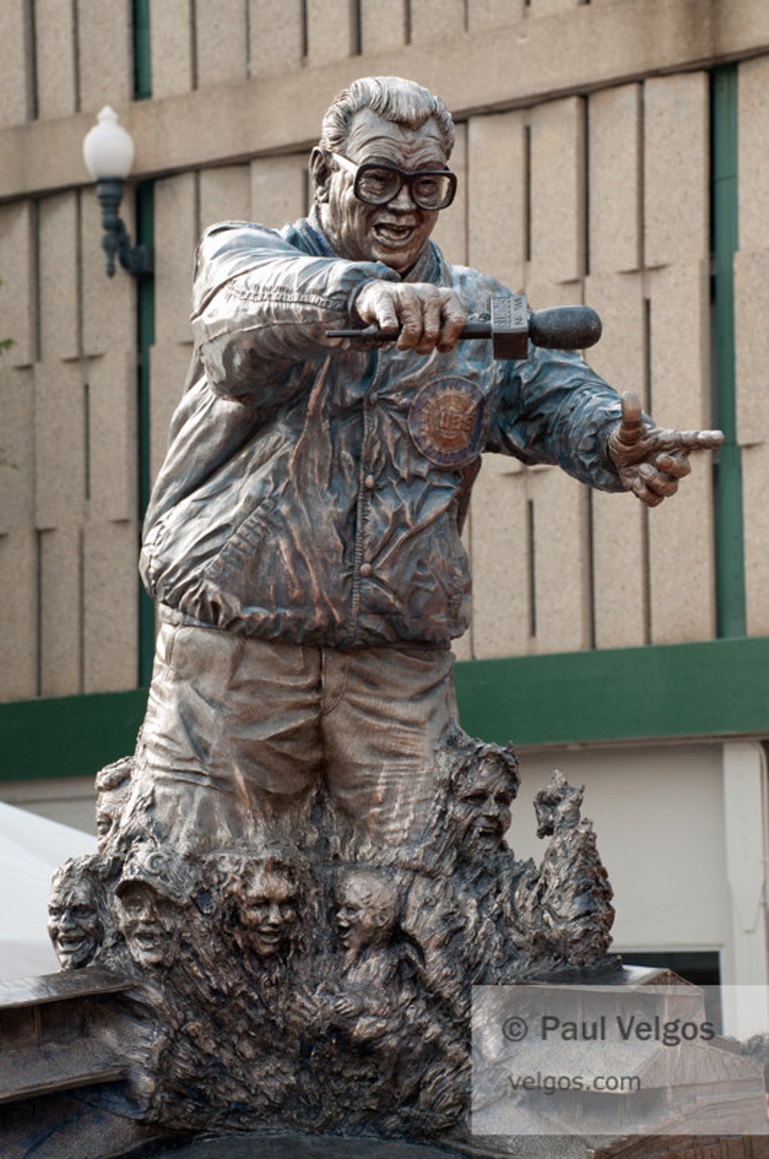 Harry Caray Print: Harry Carey Poster, Wrigley Field Canvas, Chicago ...