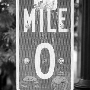 Key West Poster Gift: Mile Zero Sign Print, Florida Keys Artwork, Key ...