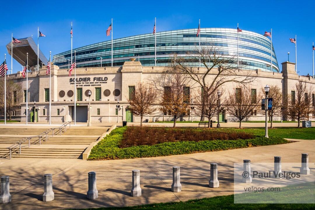 Soldier Field Print: Soldier Field Poster, Soldier Field Photo, Chicago ...
