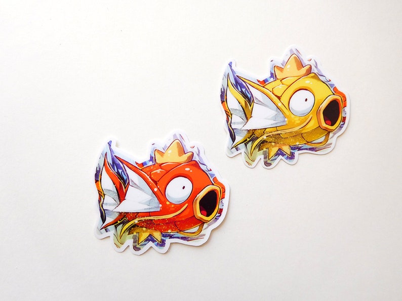 Magikarp Vinyl Sticker 3 inch | Etsy