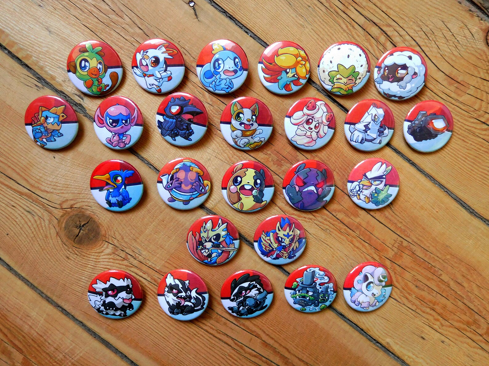 Pokemon Gen 8 Badge Poison Types Toxel Toxtricity and - Etsy