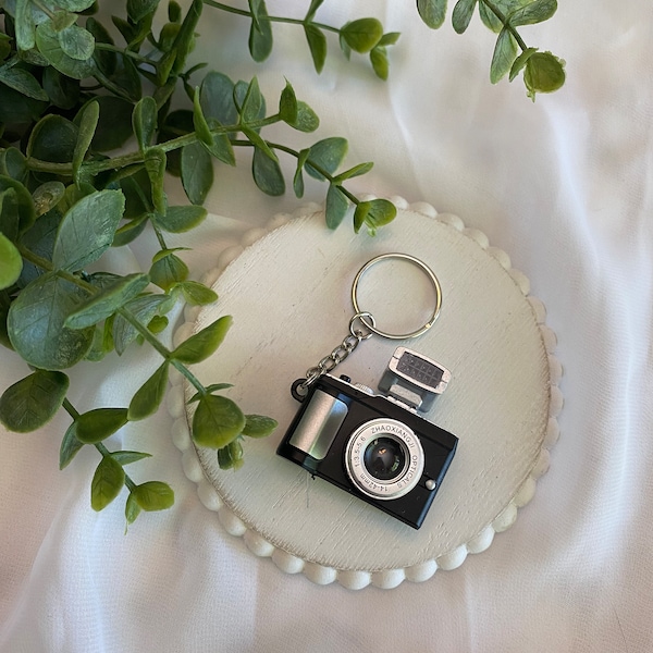 Camera Keychain - Etsy
