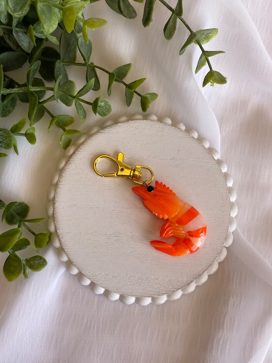 Shrimp Keychain - Etsy