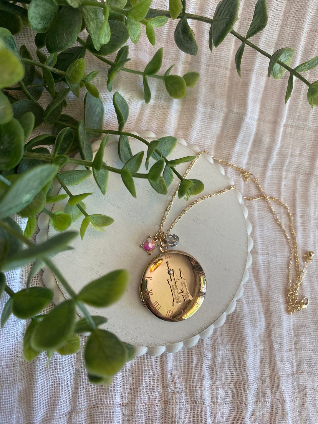 Princess Castle Locket - Etsy