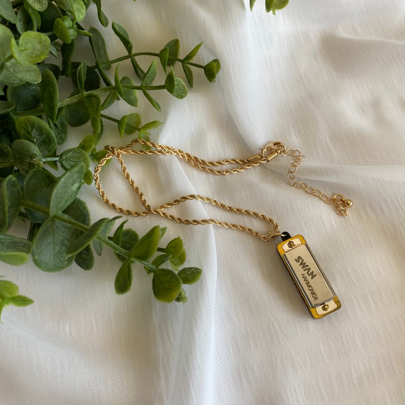 Harmonica Necklace - Etsy