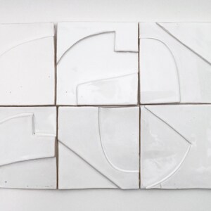 Handmade Minimalist Scandinavian Tiles: Malfa Collection - Etsy