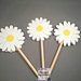 20 Daisy Confetti Table Scatter Flowers, Wedding Flower Confetti, White ...