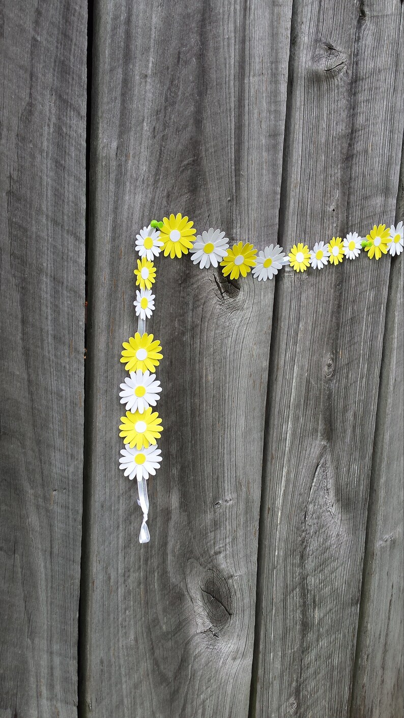 Daisy Paper Flower Chain Flower Garland Outdoor Wedding | Etsy