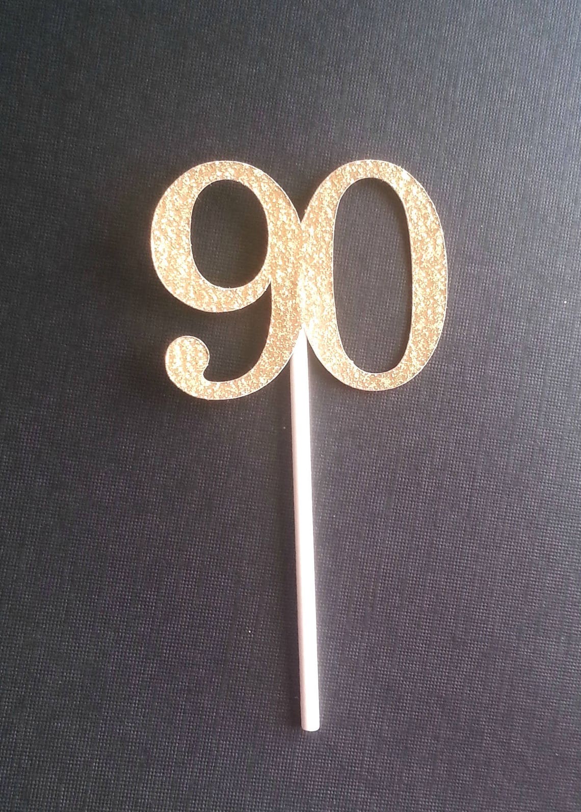 90 Cupcake Toppers 90th Birthday 12 Ct 90th Cupcake Toppers - Etsy