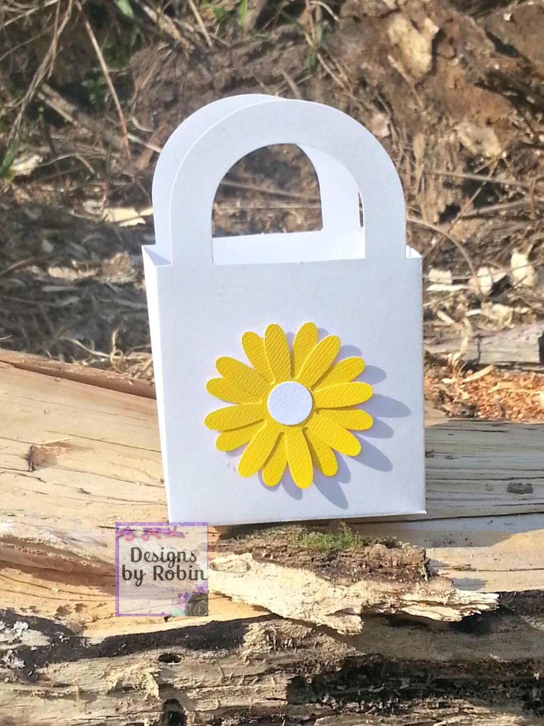 Daisy Flower Wildlife Favor Thank You Gifts, Favor Boxes, Baby Shower ...