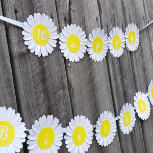 Daisy Paper Flower Chain, Flower Garland, Outdoor Wedding Decor, Daisy ...