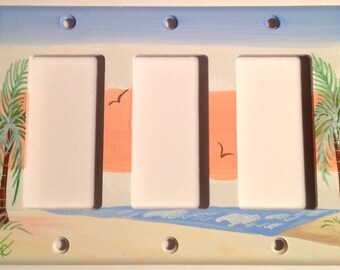 Palm Tree Switchplate - Etsy