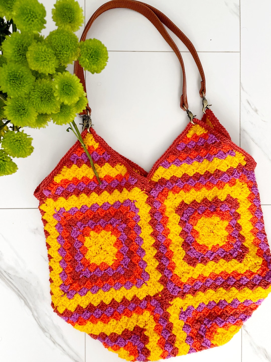 Crochet Tote Bag Pattern: C2C Color Work Design (digital Download) - Etsy