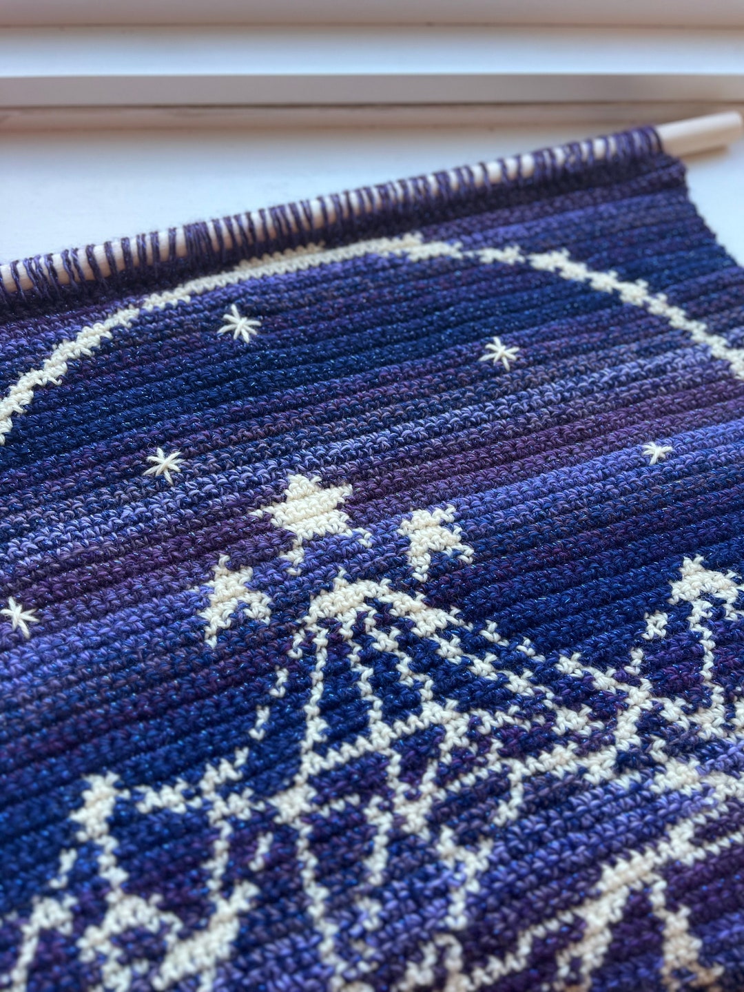 Crochet Pattern Wall Hanging, ACOTAR Inspired Home Decor, Instant ...